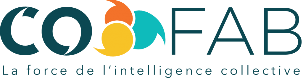 CoFab logo: professional codevelopment - am creative ! [en]